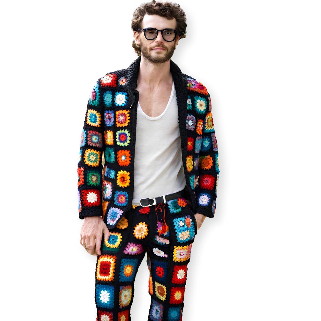2 Piece Mens Retro Vintage Clothing, Funky Men Clothes, Party Clothing ...