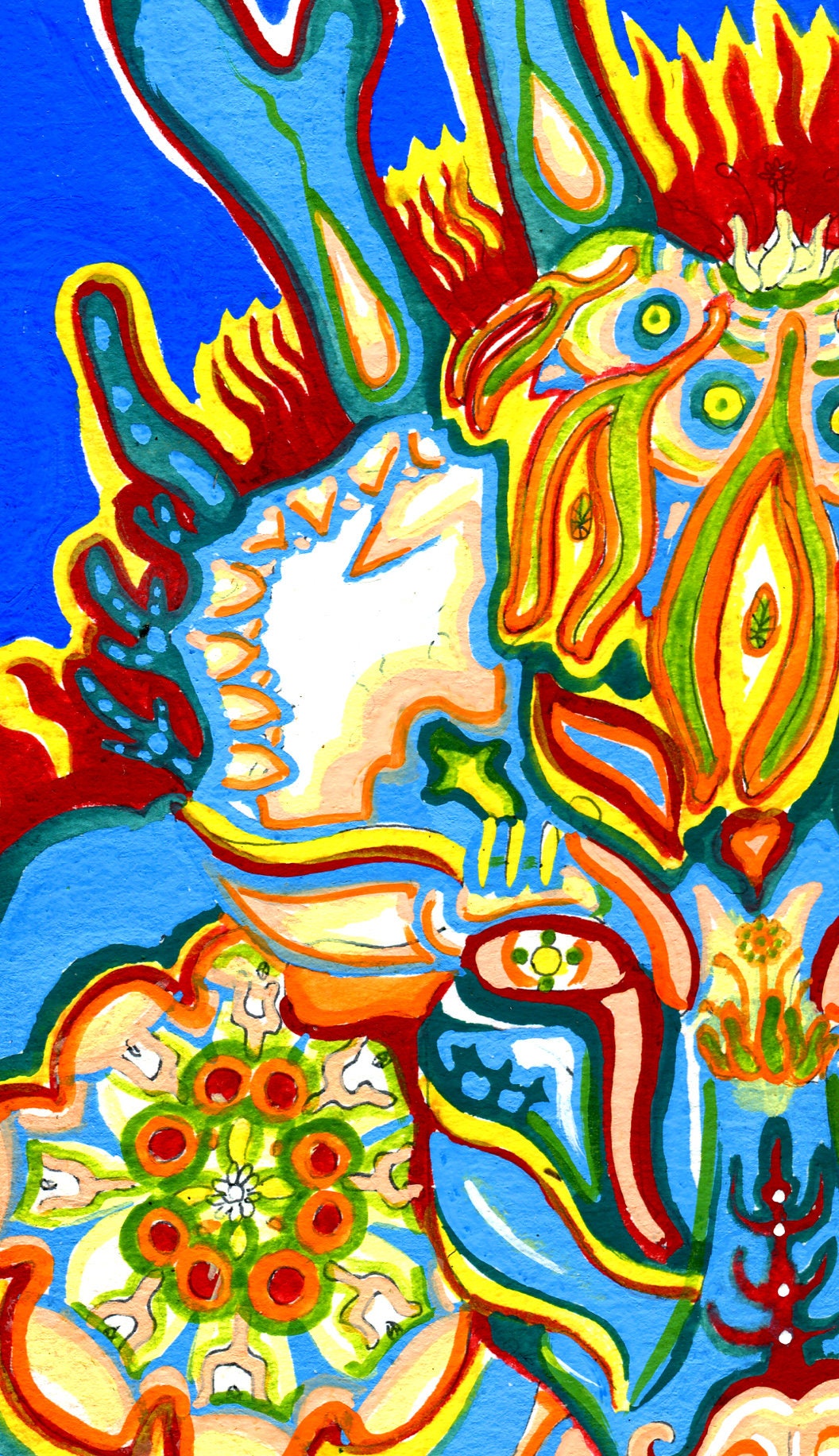 Venado Azul Art Print Peyote Painting Poster Original Psychedelic Art ...