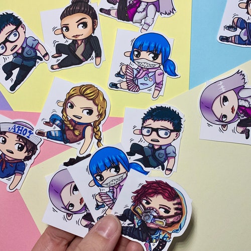 Dead by Daylight // Chibi Vaulting Stickers | Etsy
