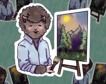 Bob Ross Stickers - Etsy UK