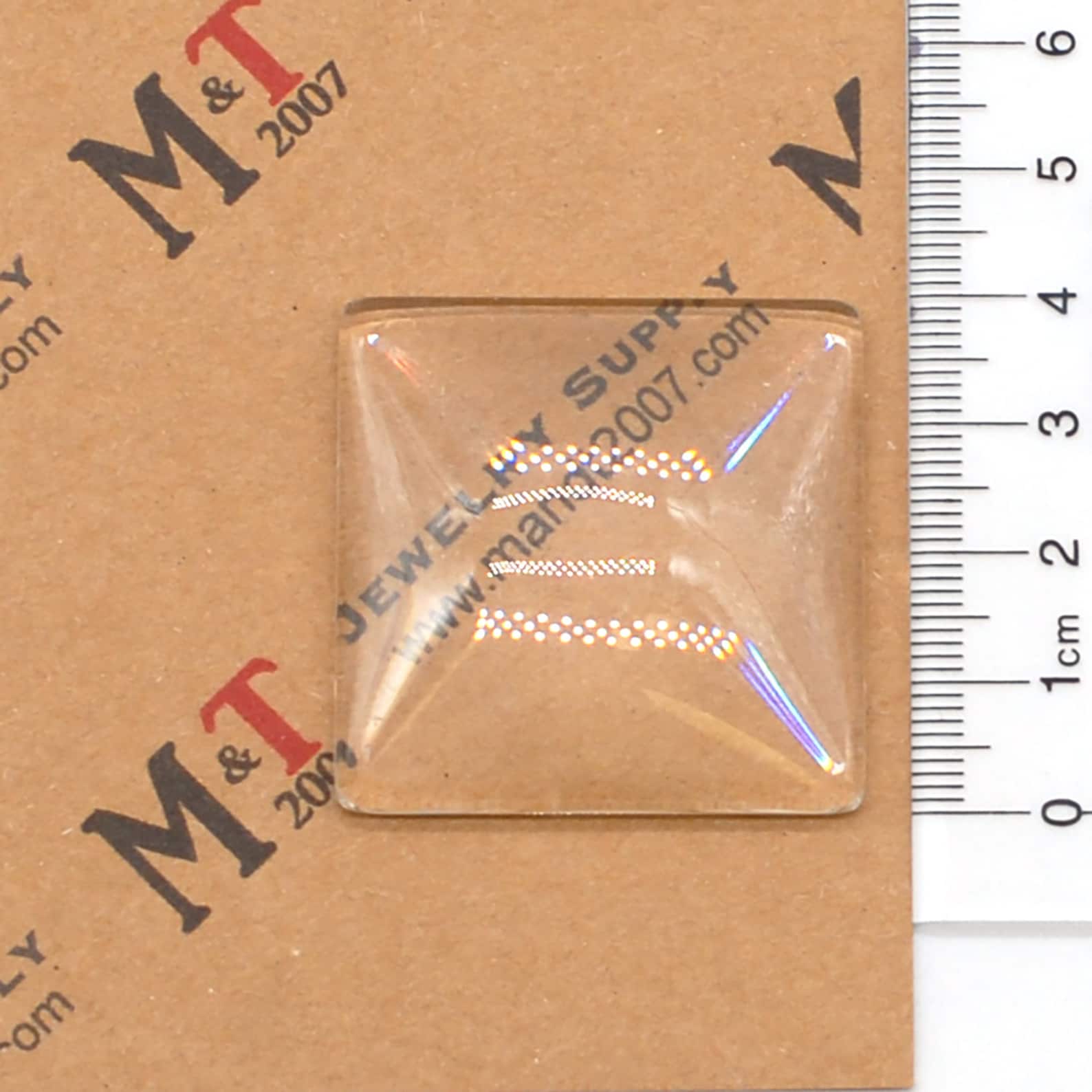 2/5/10PCS Square Shape Crystal Glass Magnifying High Dome - Etsy