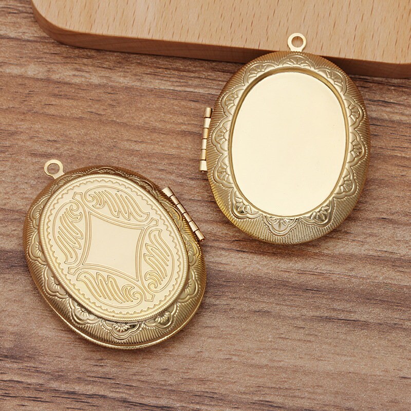 Antique Brass Locket - Etsy