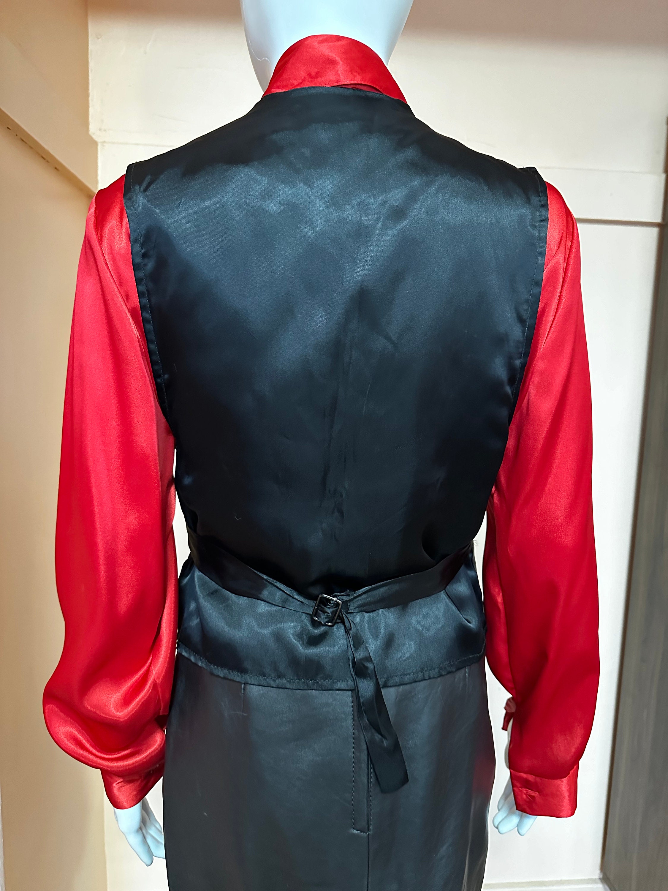 Vintage 70s Cedars Brand Leather Vest Womens Size S - Etsy