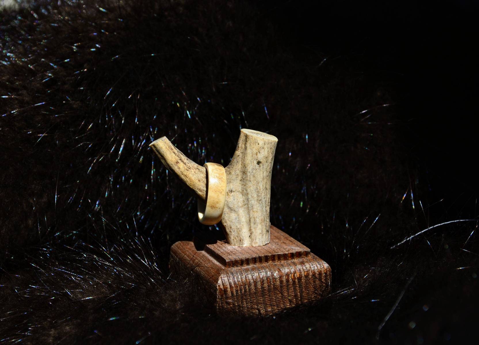 Deer Antler Stand for Rings Stand Made From Antler - Etsy