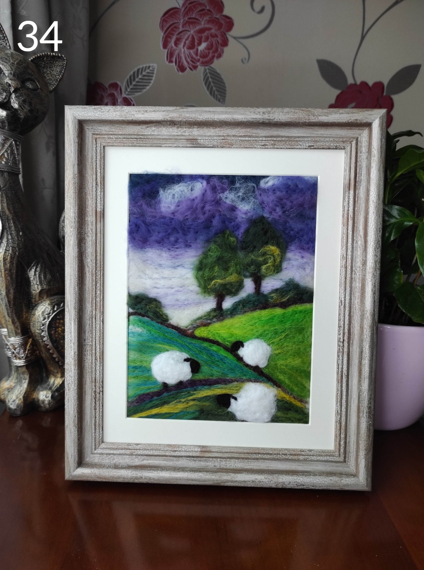 PDF Tutorial Download Needle Felted Painting Felting Landscape Wool ...