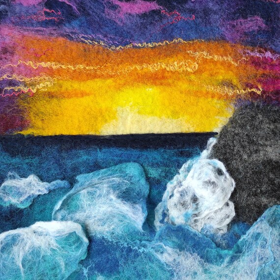 Wet Felted Art