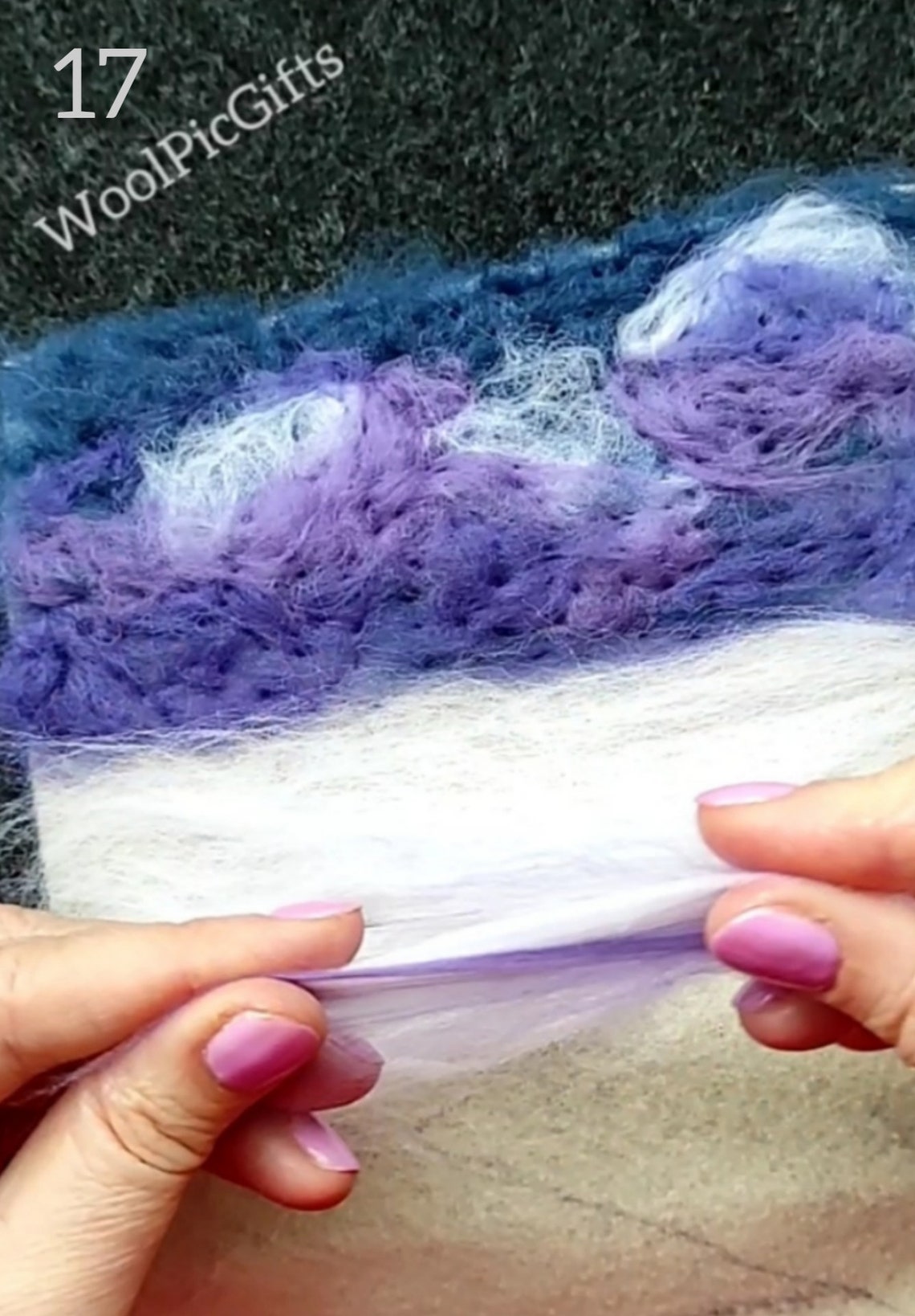 PDF Tutorial Download Needle Felted Painting Felting Landscape Wool ...