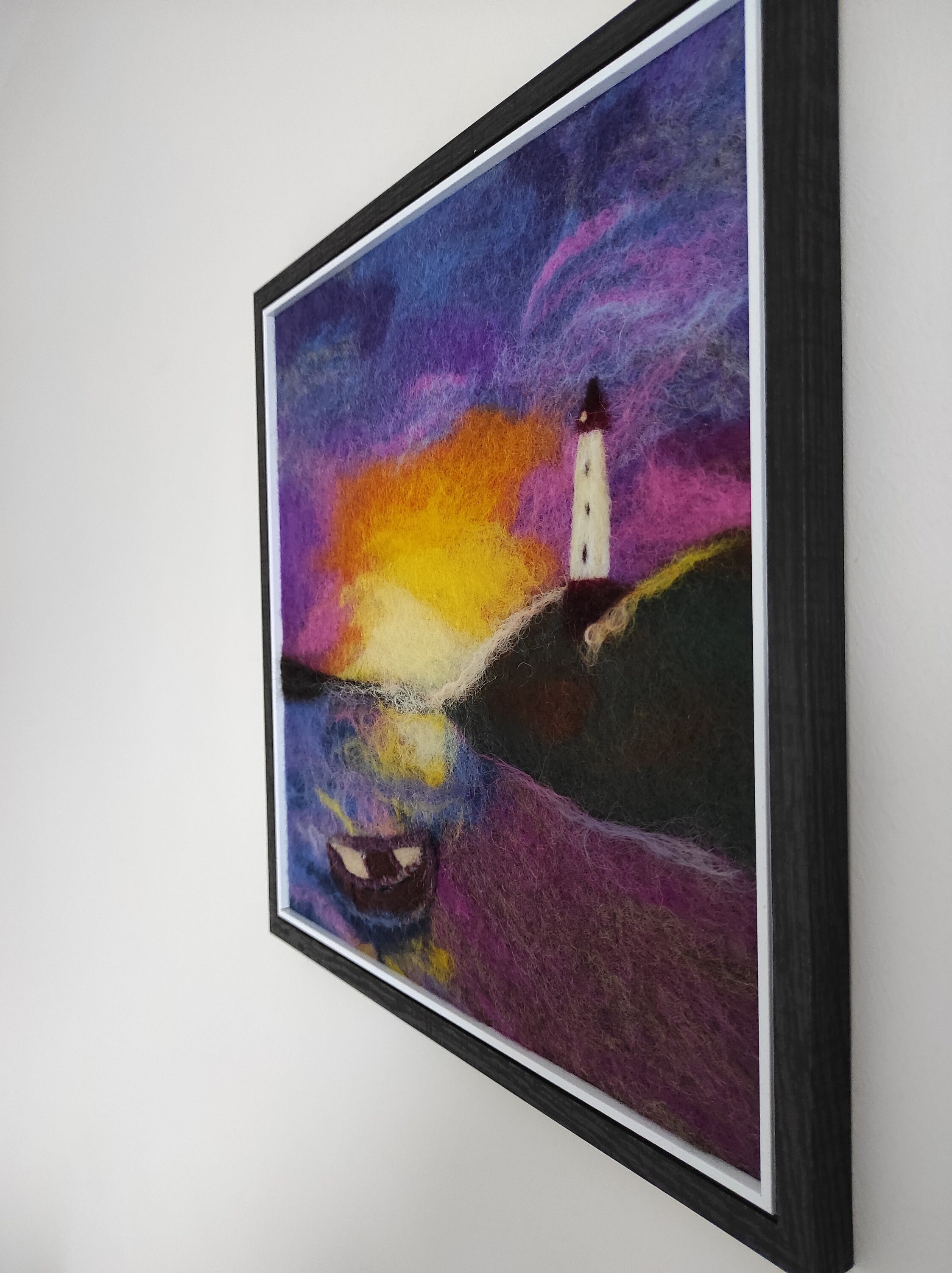 Wool Painting.wool Picture.wet Felting With Needle Felting - Etsy