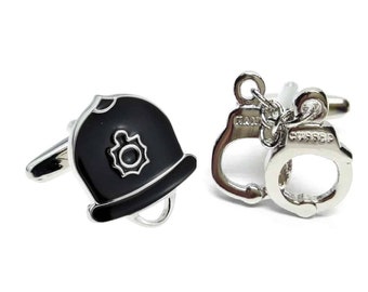 Police Cufflinks | Etsy