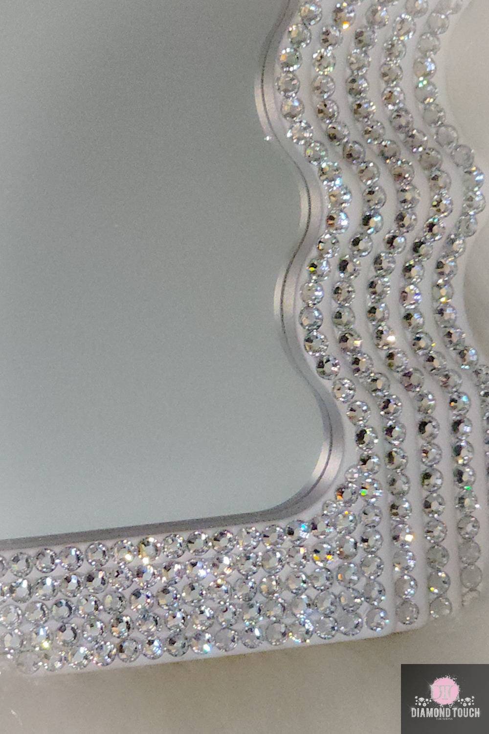 Bling Wavy Mirror Glam Bling Mirror Bling Home Decor - Etsy
