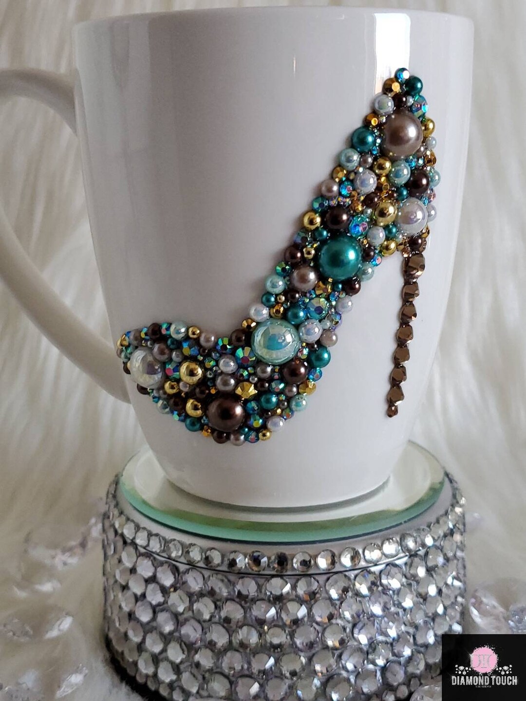 Bling High Heel Shoe Mug - Etsy