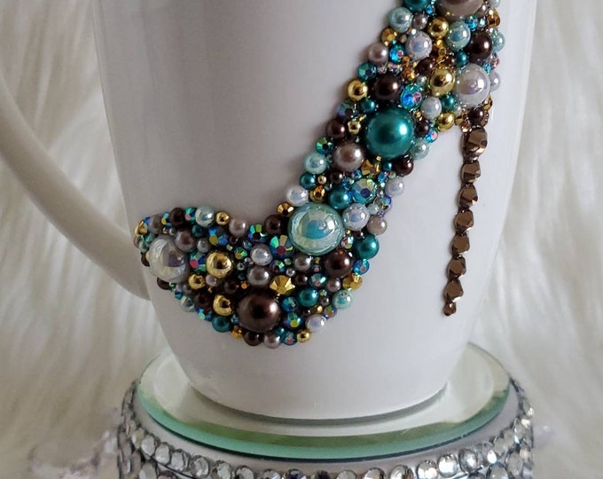 Bling High Heel Shoe Mug - Etsy