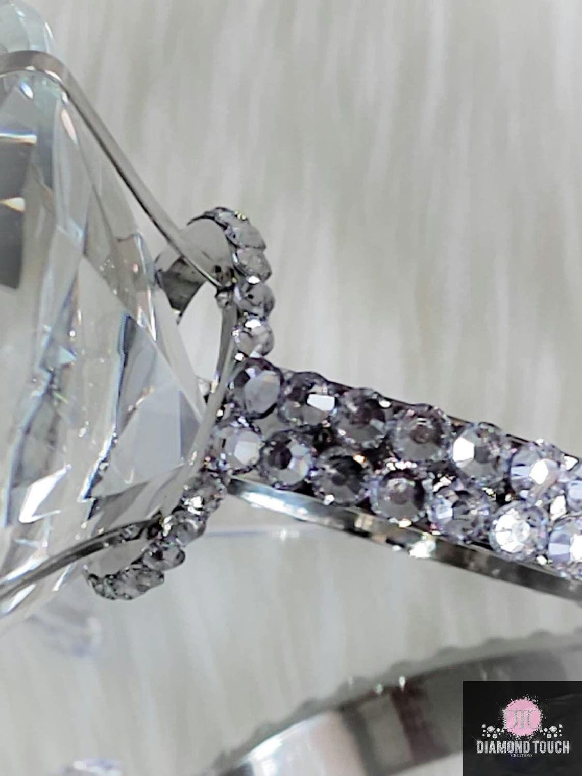 Crystal Diamond Ring Decor – Bridal Shower, Engagement Party ...