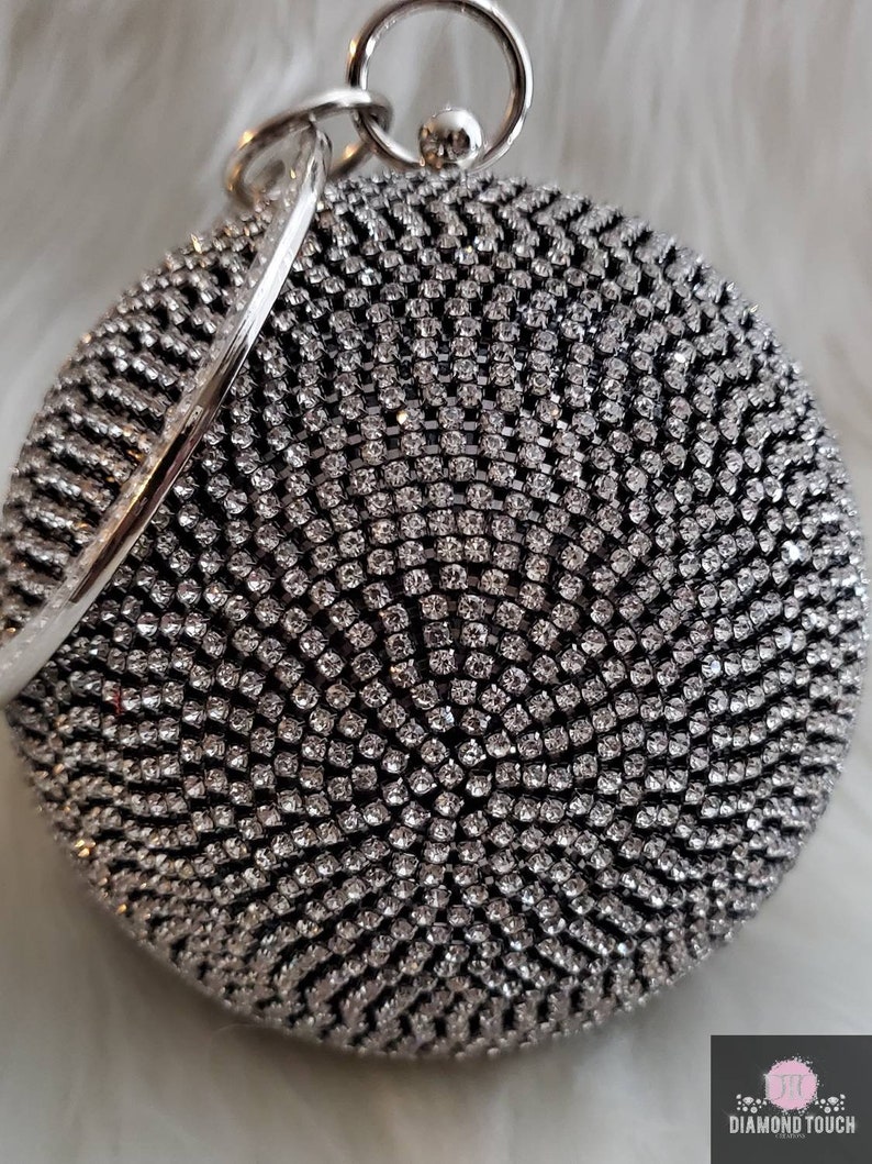 Bling Ball Rhinestone Purse Crystal Evening Purse Glam - Etsy