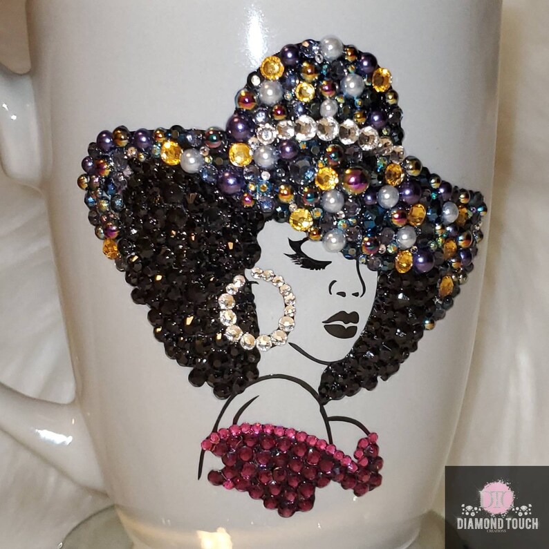Classy Diva Bling Coffee Mug Personalized Bling Mug Bling - Etsy