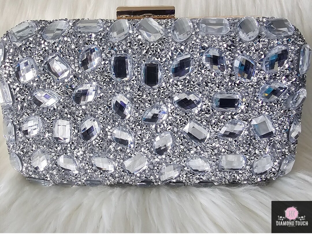 Bling Evening Purse - Glam Evening Bag - Cocktail Party Purse - Luxury ...