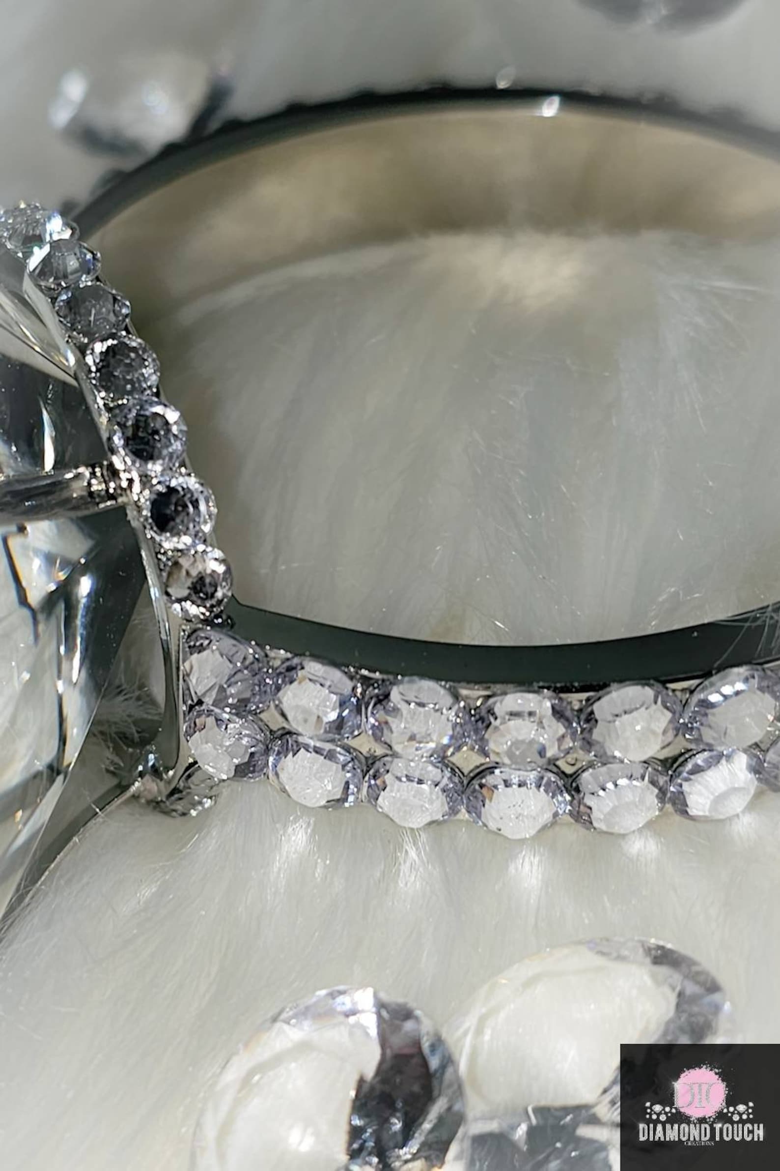 Crystal Diamond Ring Decor – Bridal Shower, Engagement Party ...
