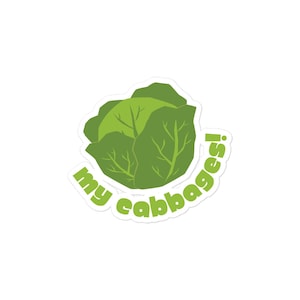 My Cabbages! Sticker - Etsy