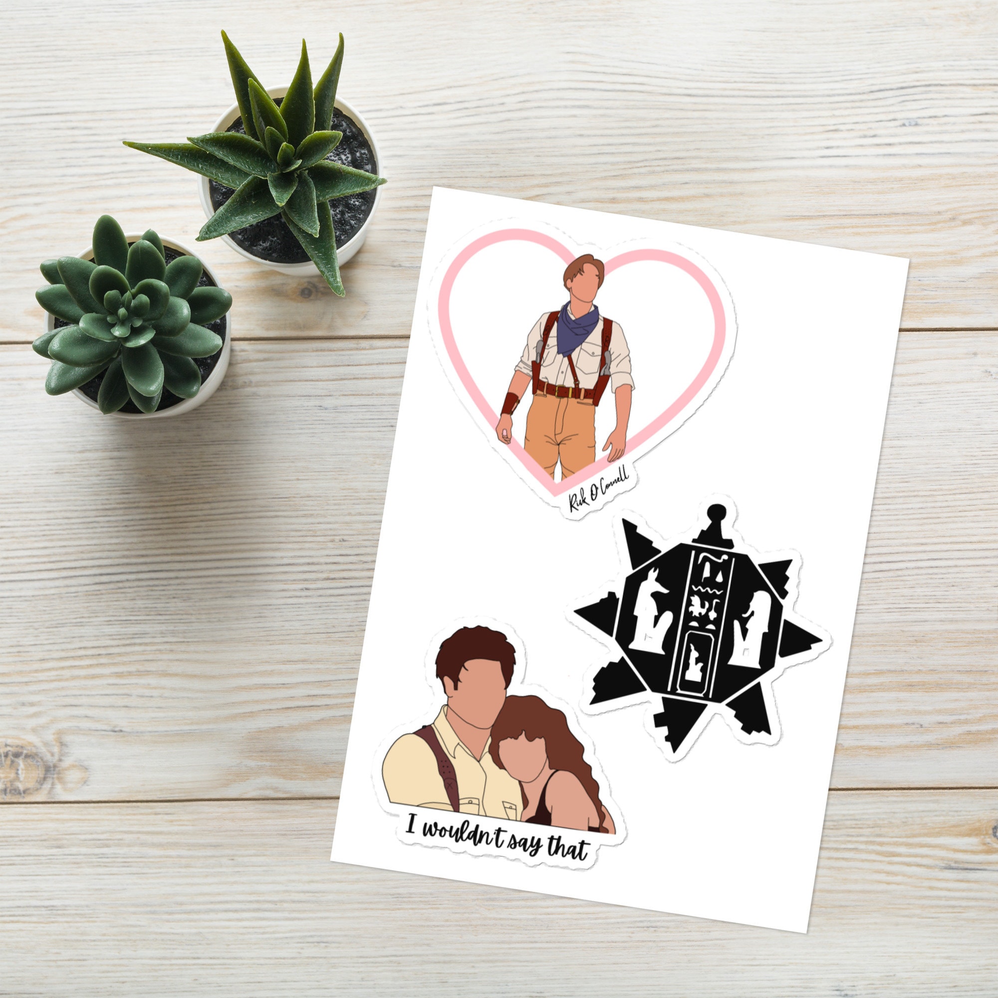 The Mummy Sticker Set - Etsy