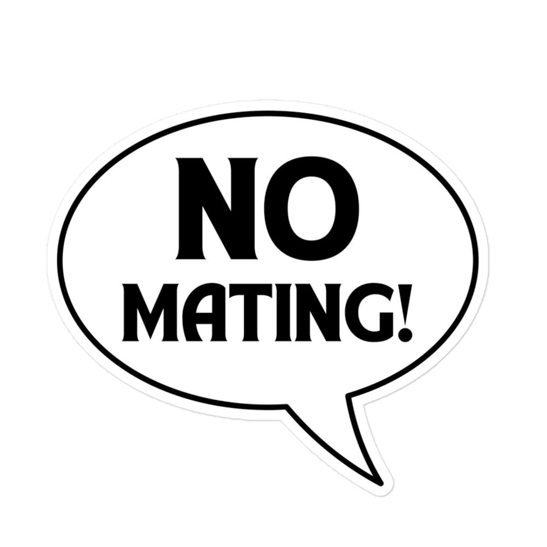 No Mating! Sticker (brandon Sanderson, Storm Light Archive, Pattern ...