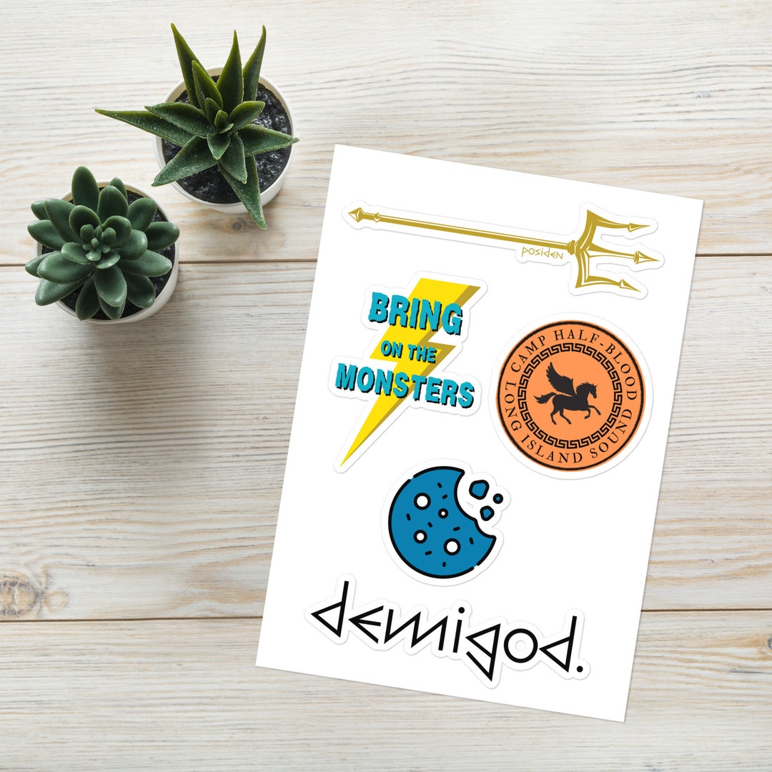 Percy Jackson Sticker Sheet #1 (percy Jackson and the Olympians) - Etsy