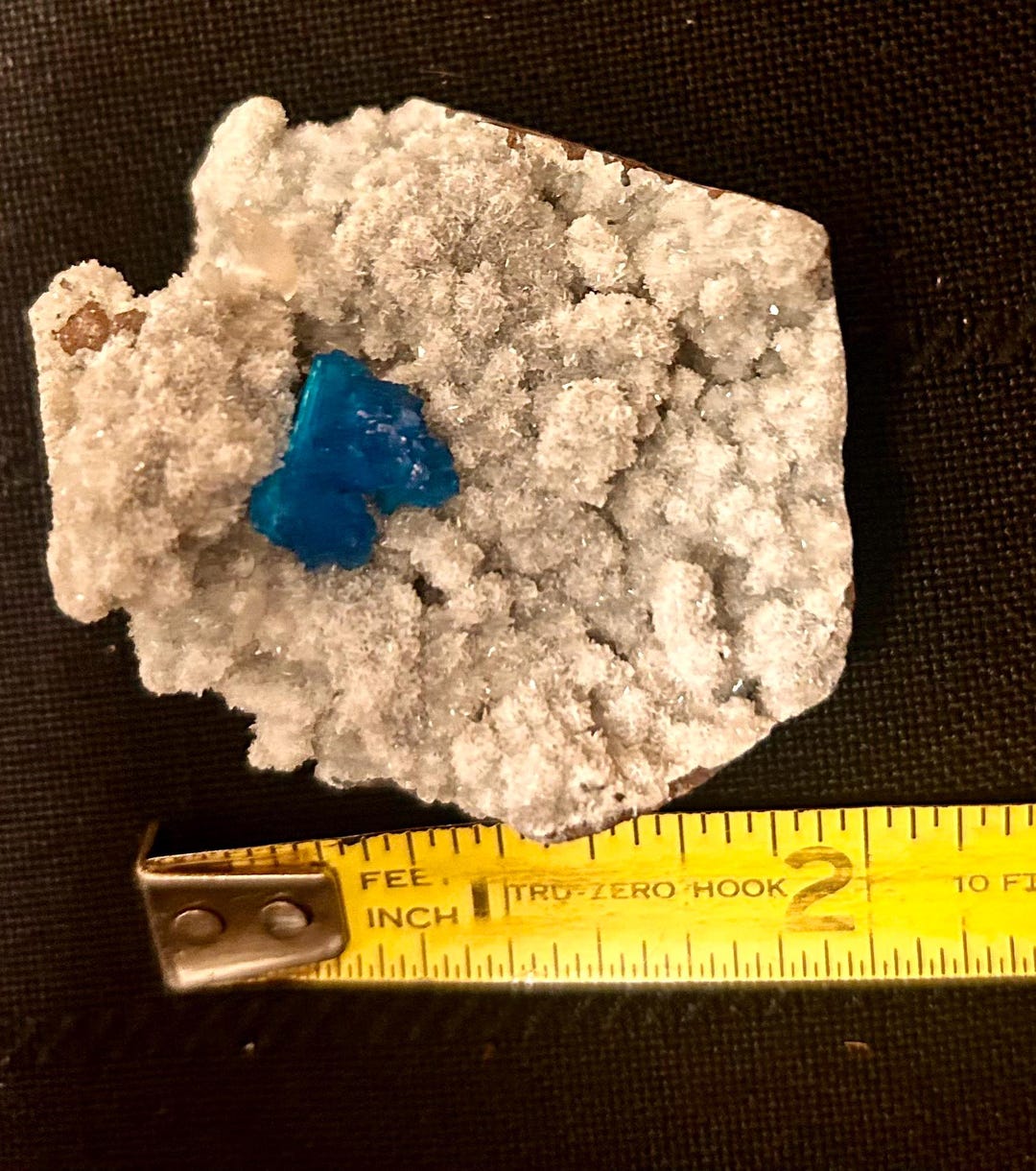 Cavansite With White Stilbite and Matrix 2" (B). From Pune, India ...