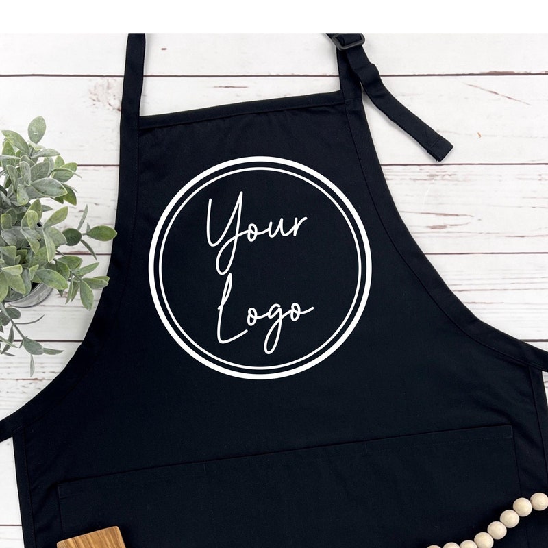 Custom Logo Apron - Etsy