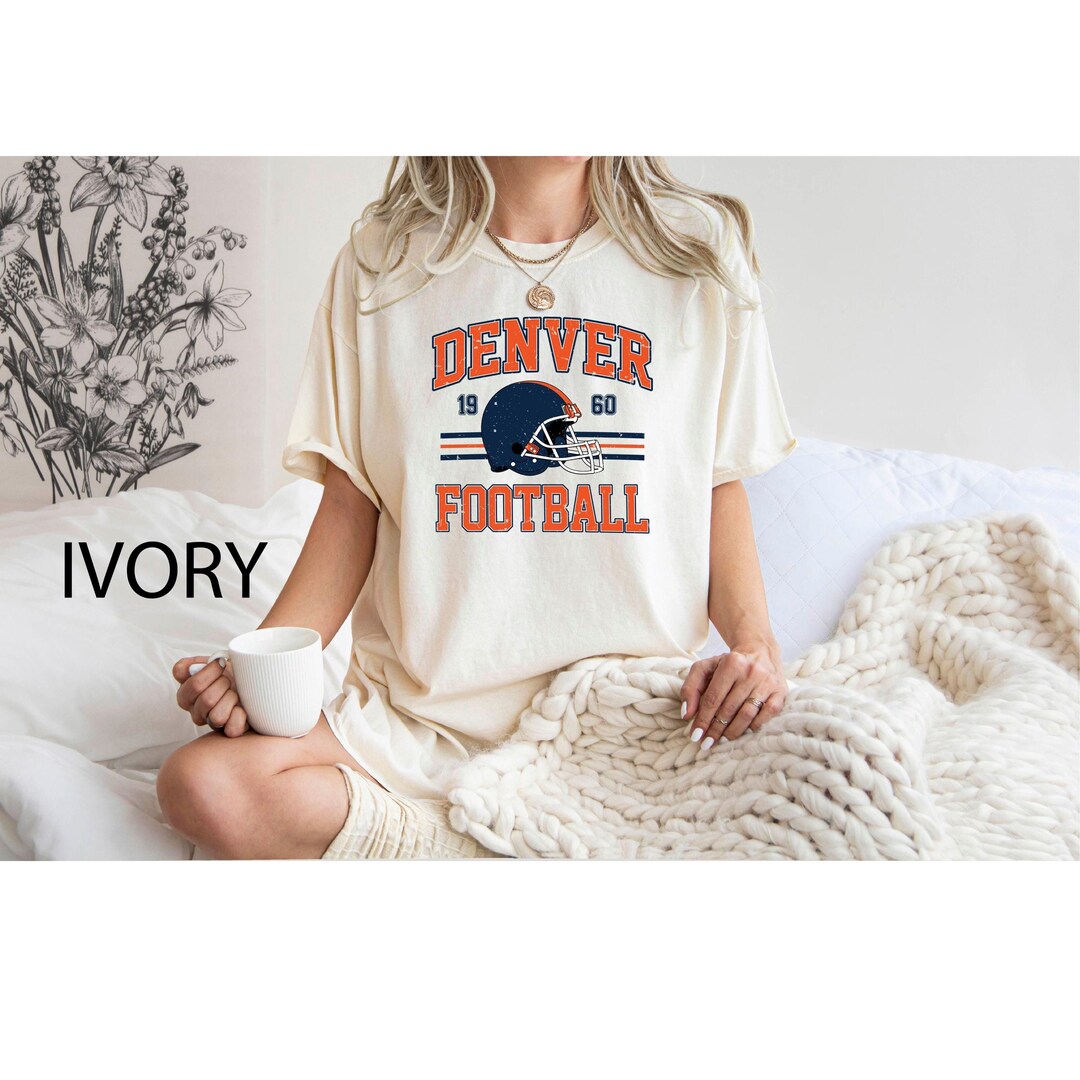 Denver Football T-shirt, Comfort Colors Denver Shirt, Sunday Football ...