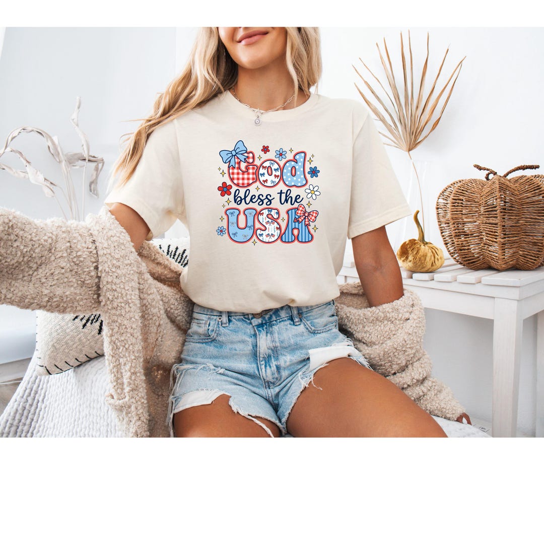 God Bless The USA Shirt, 4. Juli Geschenk, Coquette USA Tee - Etsy.de