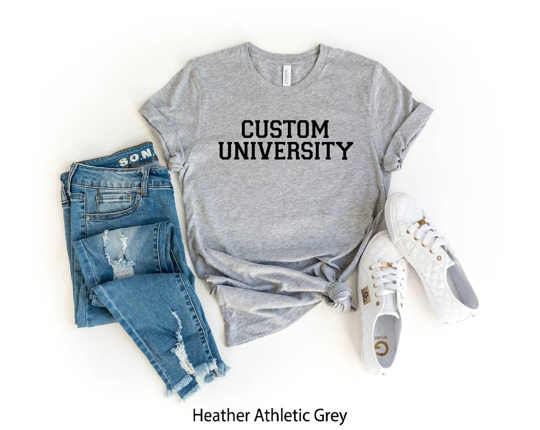 Custom University Shirt, Custom College State Shirt, Personalized T ...