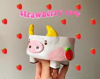 Clay Strawberry | Etsy