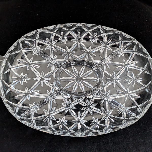 Crystal Serving Tray - Etsy