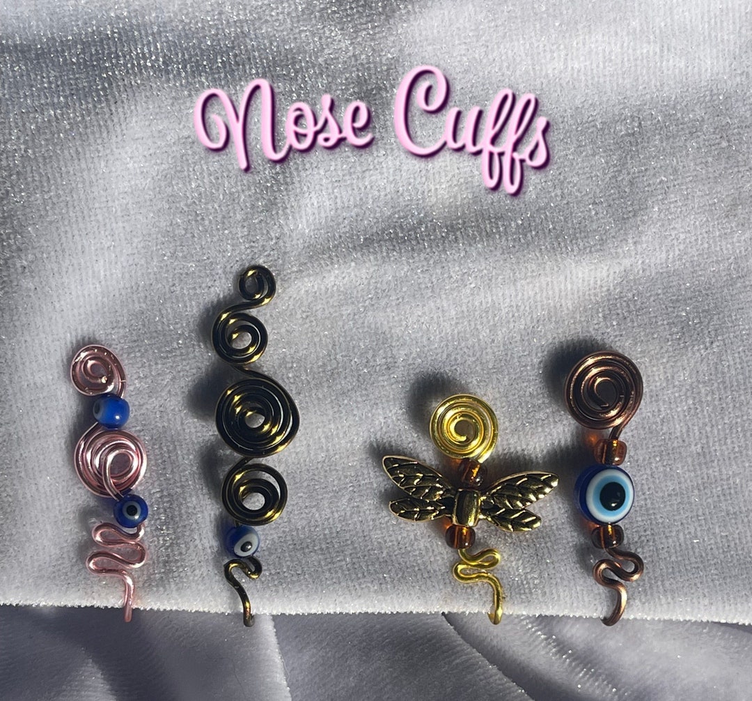 Nose Cuffs no Peircing Required Unique Nose Cuff Gold Wire - Etsy