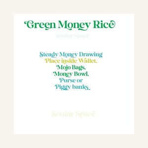 Hoodoo Money Rice | 3 Ounce Bag, Money Rice, Money Drawing Rice, Hoodoo ...