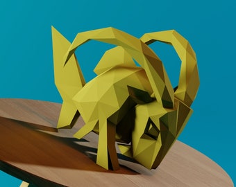 DIY OWL Papercraft Lowpoly Geometric Home Decor 3D | Etsy