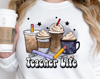 Teacher Coffee Decal - Etsy