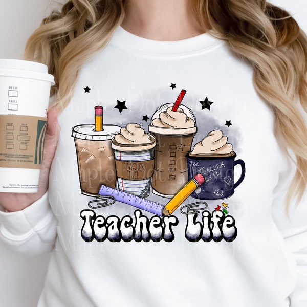 Teacher Coffee Decal - Etsy