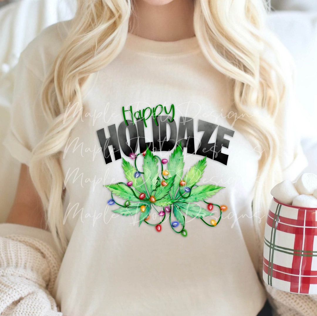 Happy Holiday Cannabis PNG | Cannabis Christmas Designs | Downloadable ...