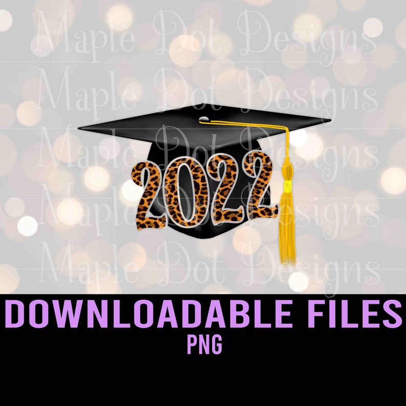 Grad 2022 PNG Grad Leopard PNG Graduation Png Senior - Etsy