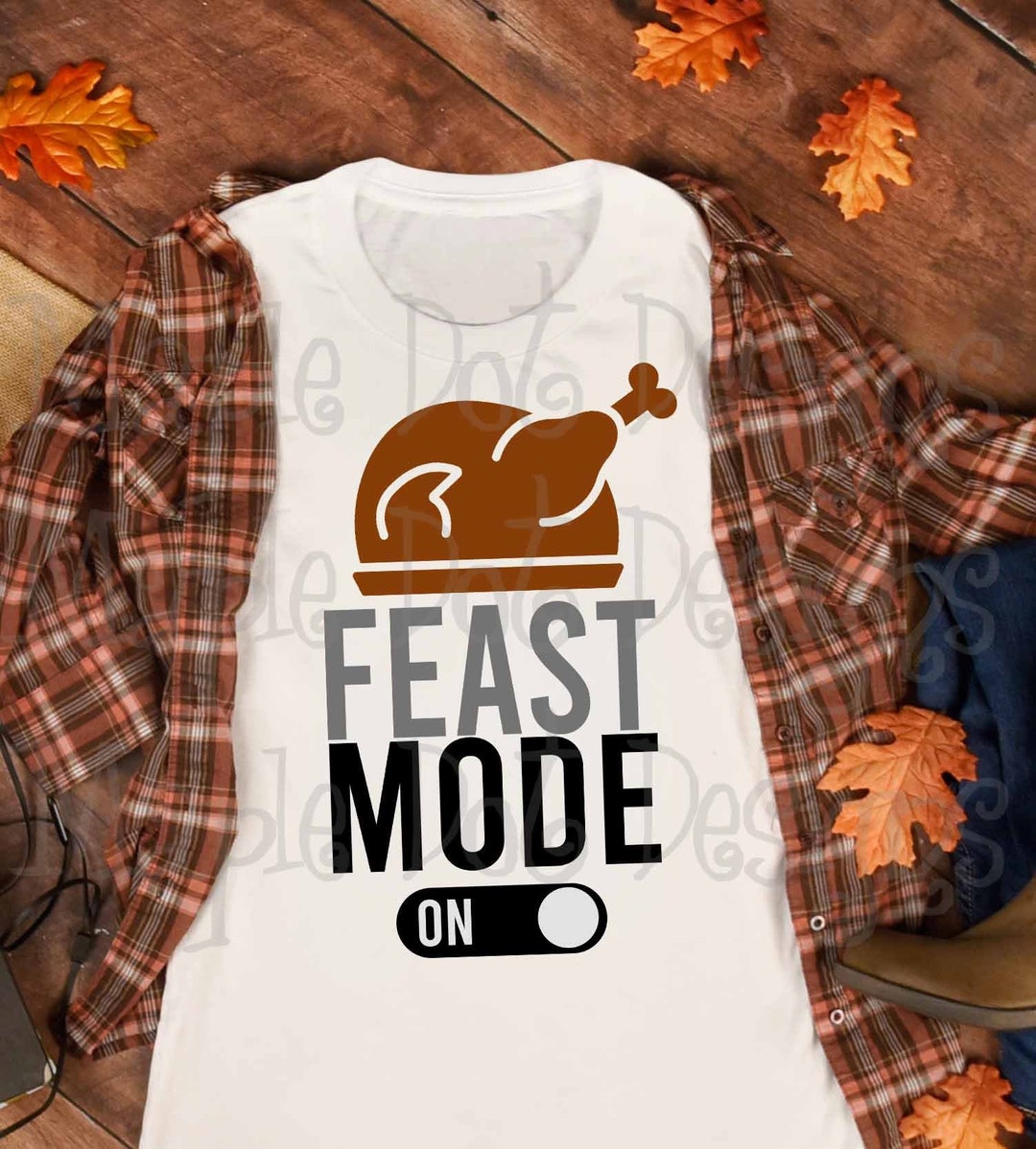 Feast Mode on Svg, Thanksgiving Svg, Turkey Svg, Retro Thanksgiving ...