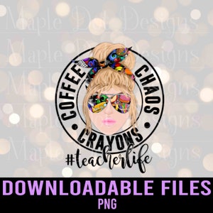 Teacher Life PNG / Teacher Sublimation Design / Teacher PNG ...