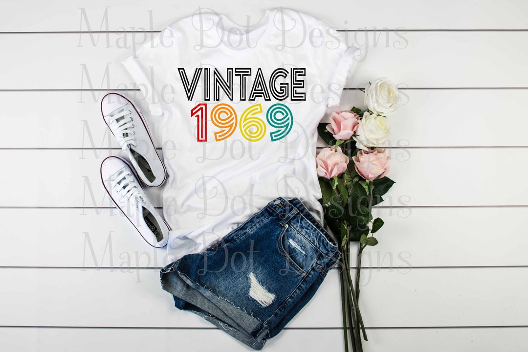 Vintage 1969 Svg, Vintage Birthday Svg, Vintage Svg, Birthday Svg ...