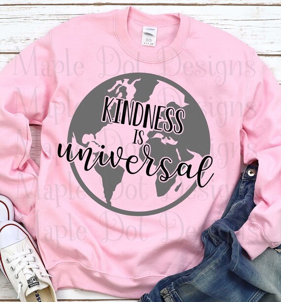 Anti-bullying SVG Kindness is Universal SVG Pink Shirt Day | Etsy Australia