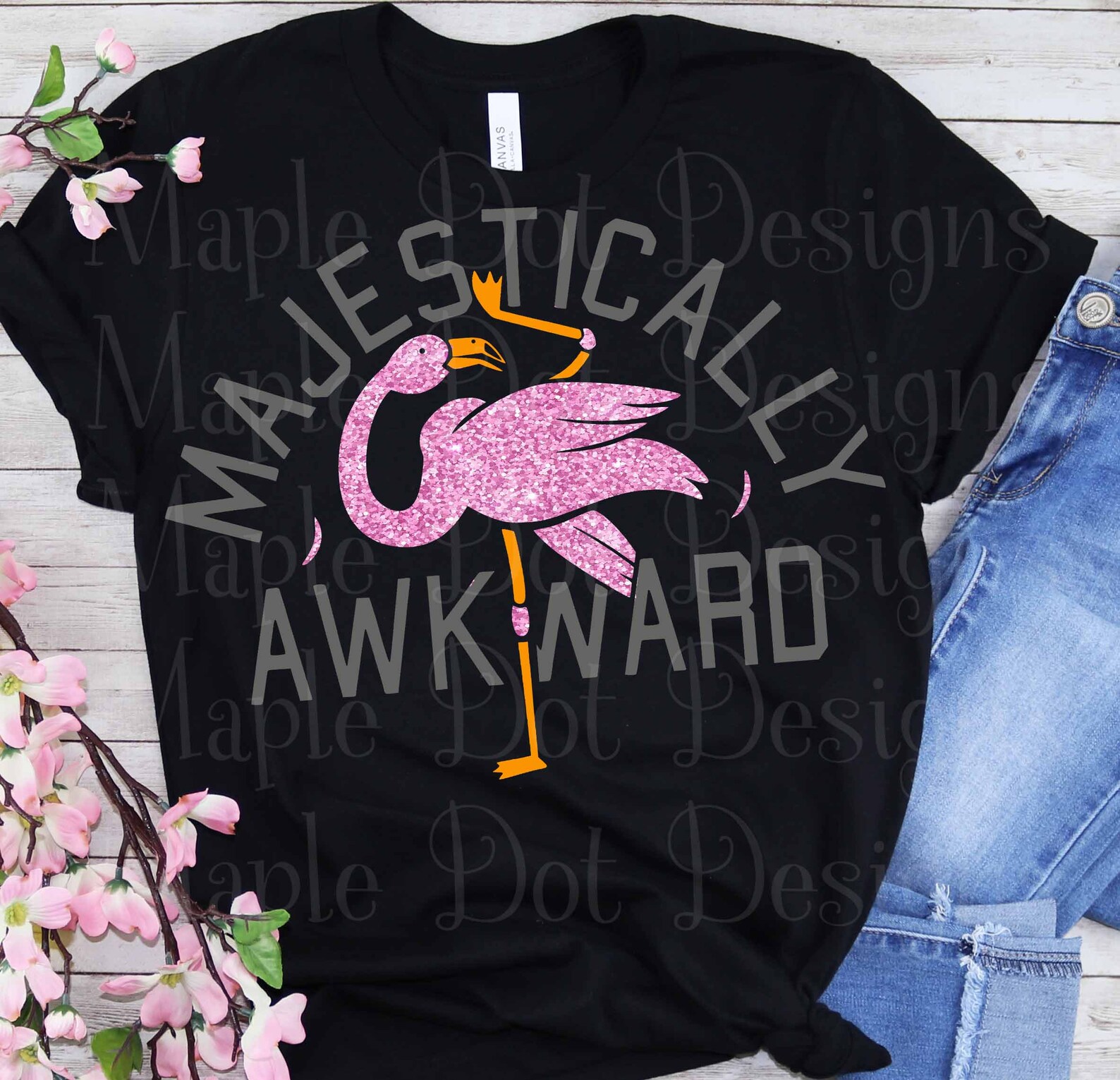Majestically Awkward Svg Flamingo Svg Awkward Flamingo Svg - Etsy