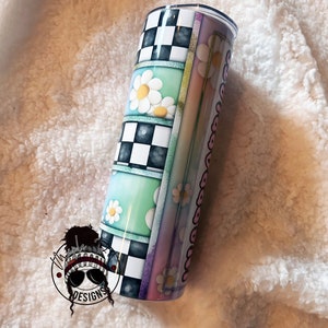 20oz Skinny Tumbler Wrap | Inappropriate AF Tumbler Wrap | Rainbow ...