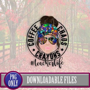 Teacher Life PNG / Teacher Sublimation Design / Teacher PNG ...