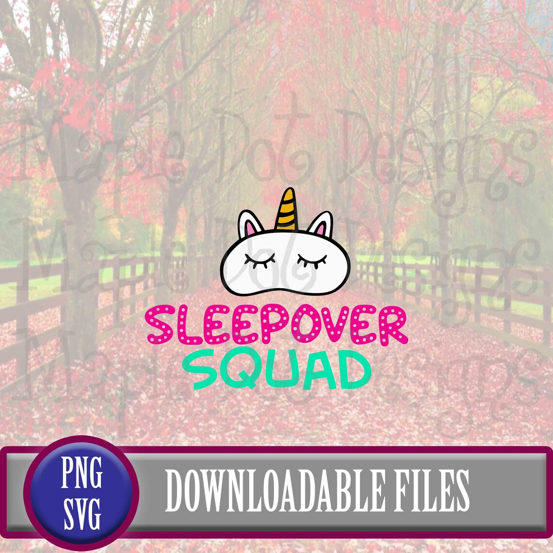 Sleepover Squad SVG | Girl Party Svg | Slumber Party Svg | Downloadable ...