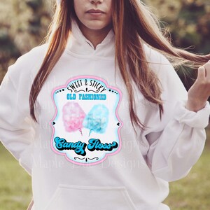 Candy Floss Label PNG | Cotton Candy Sublimation | Tumbler Label Design ...