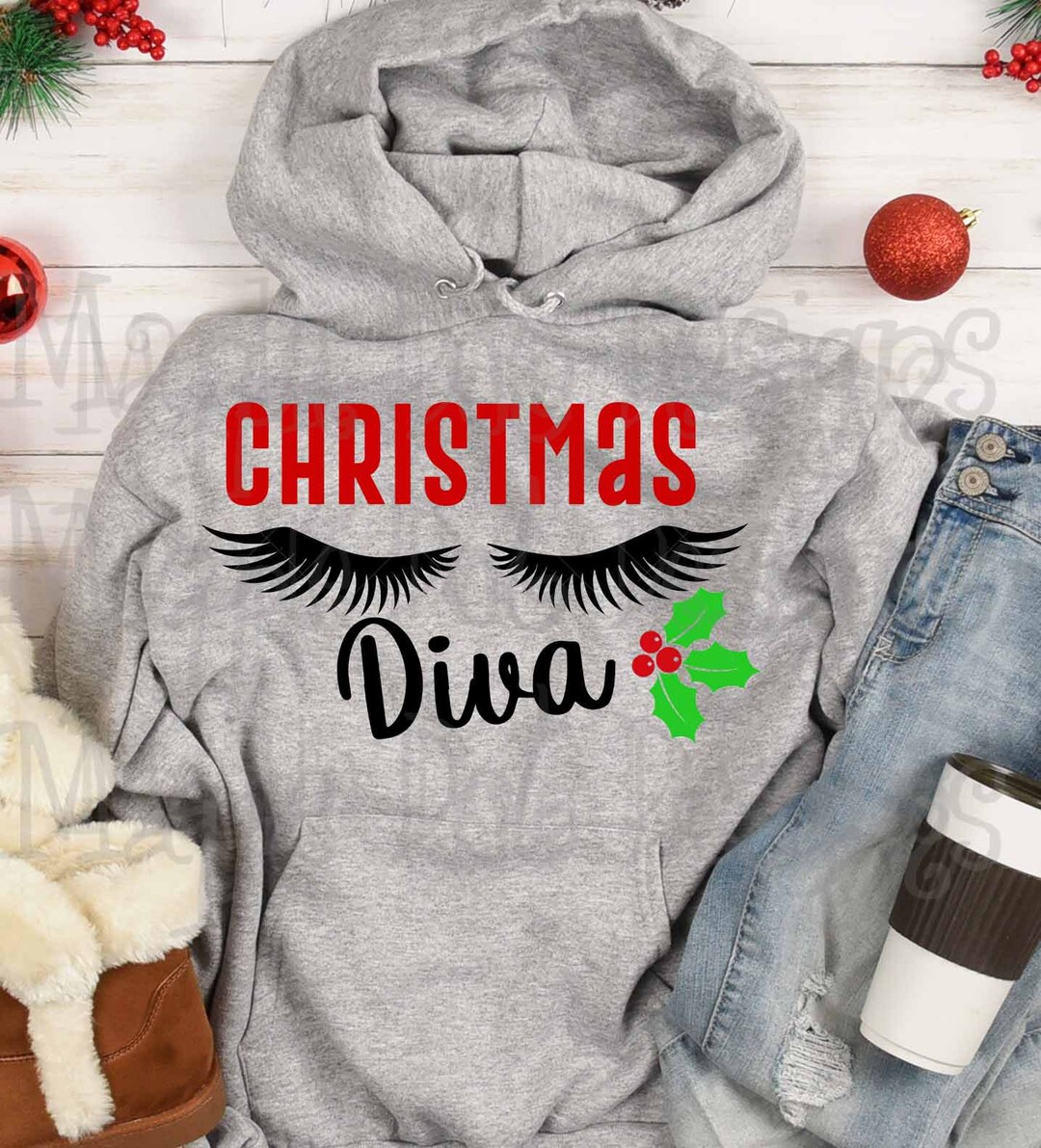 Christmas Diva Svg, Christmas Svg, Diva Svg, Download for Cricut ...