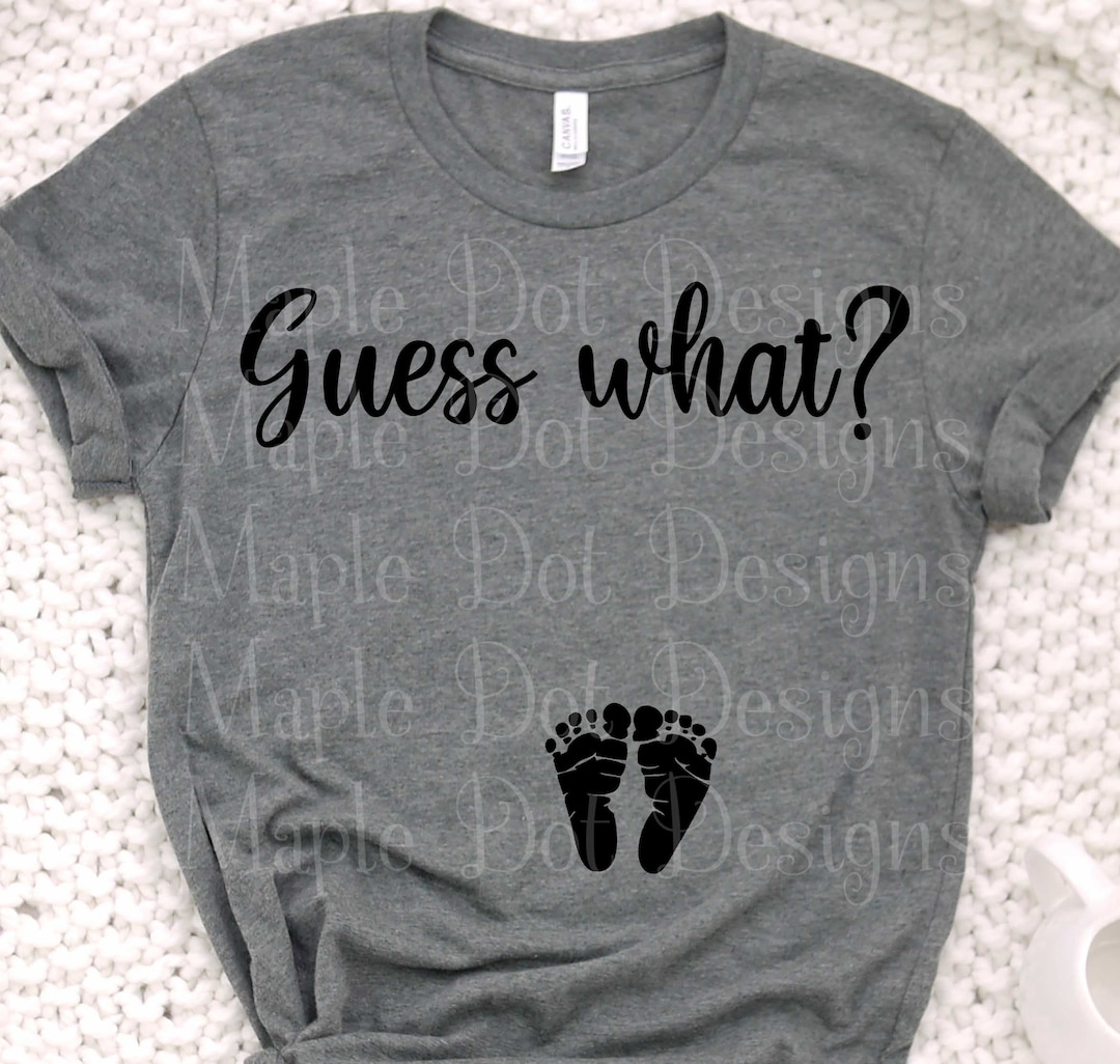 Guess What Svg, Pregnancy Announcement Svg, Trending Svg, Downloadable ...